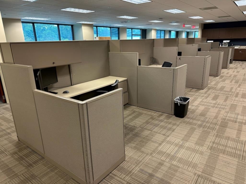 Kimball Workstations w/ Overhead Cabinet (6' x 8') | Nationwide Office ...