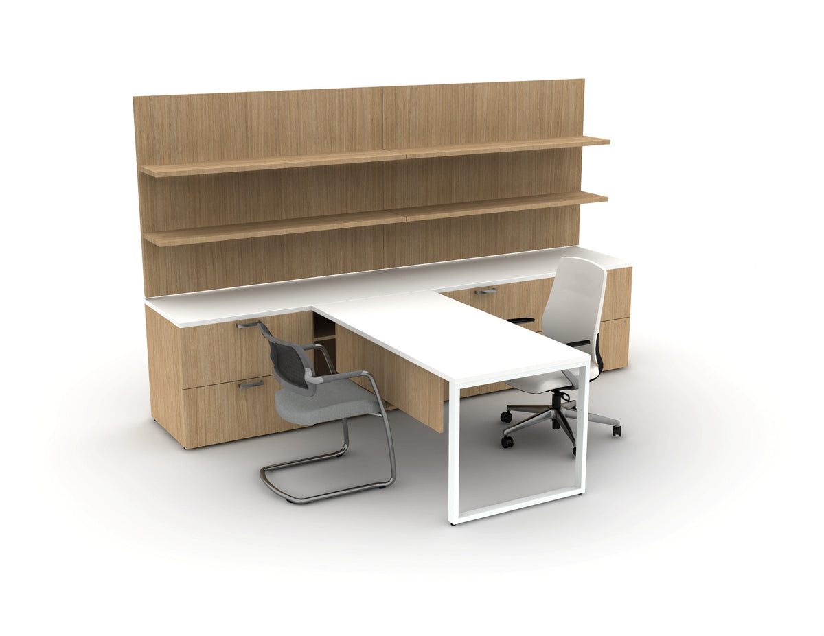 AIS Calibrate Countdown Office with Bookshelf and Lateral Files ...