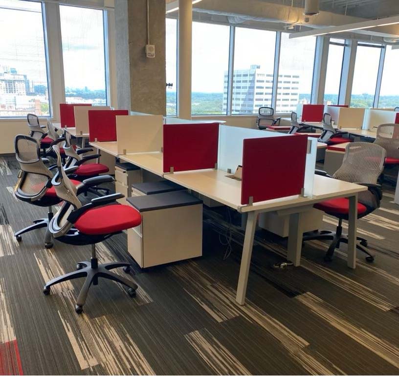 Haworth Benching Stations (48"W x 30"D) | Nationwide Office Cubicles