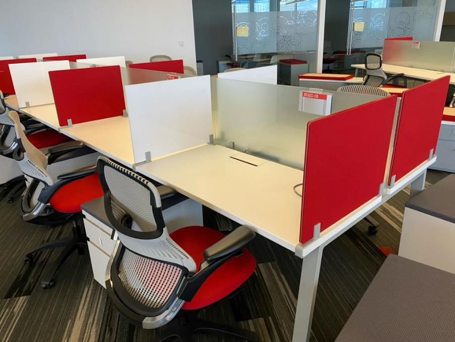 Haworth Benching Stations (48"W x 30"D) | Nationwide Office Cubicles