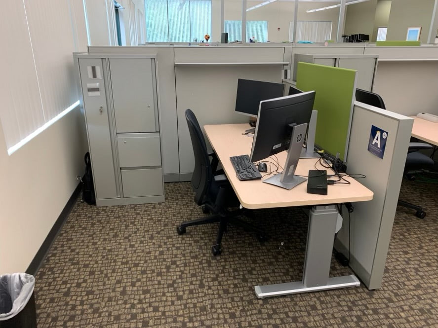 Steelcase Answer Workstations with Sit/Stand Desk (6' x 6' x 54"H ...